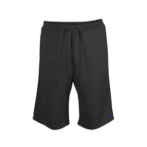 LA GRANNI Charcoal Organic Pima Cotton And Alpaca Blend Shorts - Black