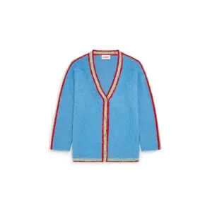 LA GRANNI Oversized Suri Alpaca Cardigan
