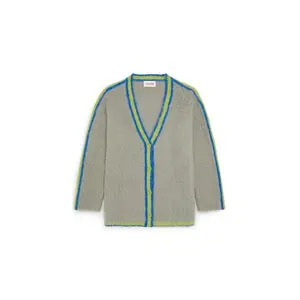 LA GRANNI Limited Edition Suri Alpaca Cardigan - Grey