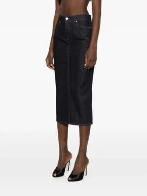 Givenchy Kick Back` Denim Skirt