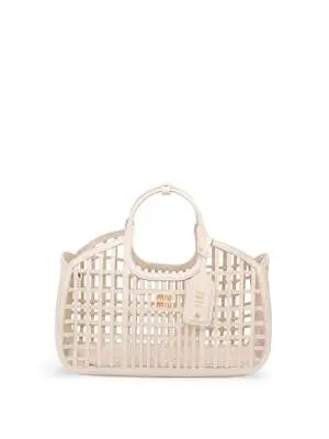 Miu Miu Leather Basket Bag - Multicolor
