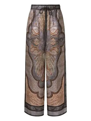 Zimmermann Wanderlust Silk Trousers