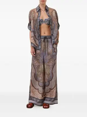 Zimmermann Wanderlust Silk Trousers
