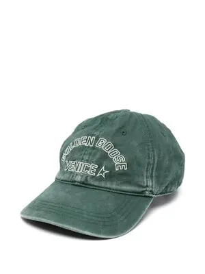 GOLDEN GOOSE Logo Baseball Cap - Green