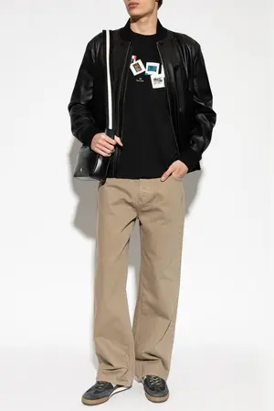 Paul Smith Leather Bomber Jacket