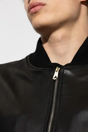 Paul Smith Leather Bomber Jacket