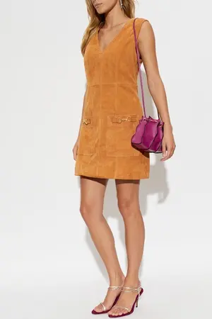 Ulla Johnson Suede Dress `sloane