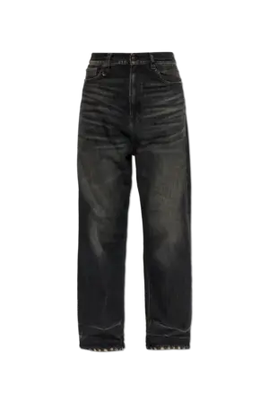 R13 Jeans With 'vintage' Effect - Black