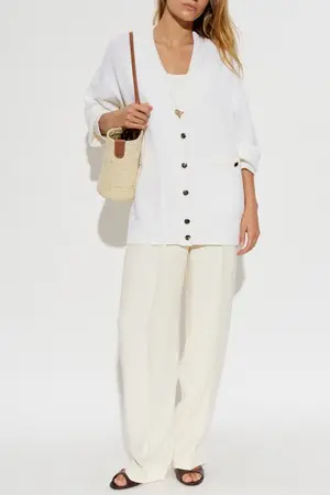 Fabiana Filippi Wool Cardigan With Pockets