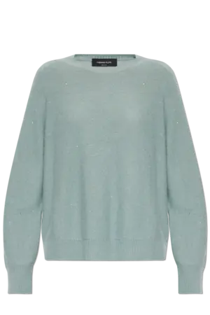 Fabiana Filippi Sweater With Shimmering Sequins - Blue