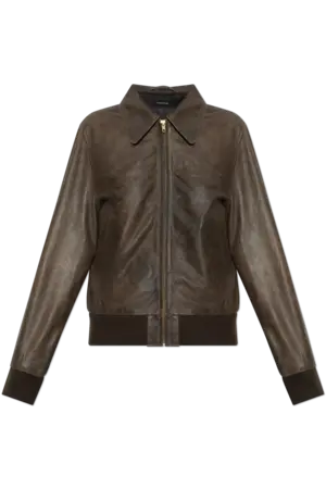 R13 Leather Jacket - Brown