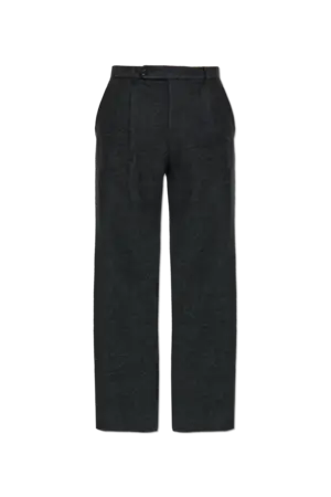 JIL SANDER Wool Trousers With Pleats - Grey