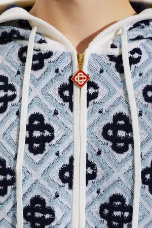 Casablanca Wool Cardigan With Hood