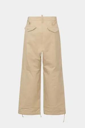 Dsquared2 Utility Cotton Wide Leg Trousers