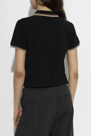 VIVIENNE WESTWOOD Cropped Piqué Polo Shirt