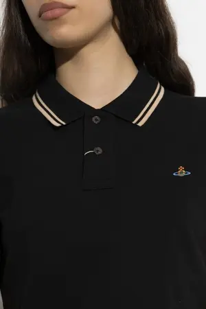 VIVIENNE WESTWOOD Cropped Piqué Polo Shirt