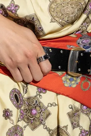 Versace Ring With Stone