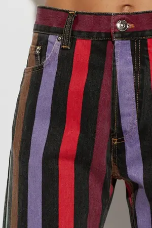 Versace Jeans With Striped Pattern