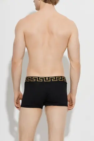 Versace 3-pack Of Cotton Boxer Briefs