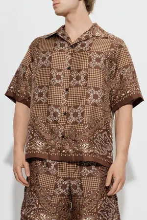 Amiri Silk Short-sleeve Shirt