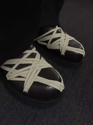 Rick Owens Megalace Leather Sandals - Multicolor