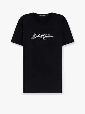 Dolce & Gabbana Cotton T-shirt With Logo - Multicolor
