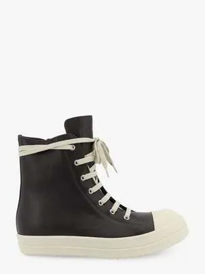 Rick Owens Leather Sneakers - Multicolor