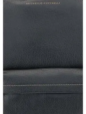 Brunello Cucinelli Leather Travel Backpack