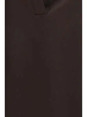TOM FORD Deep V-neck Silk Shirt - Brown
