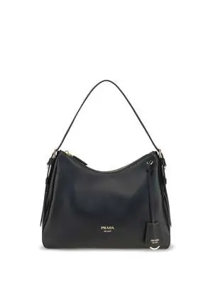 Prada Leather Shoulder Bag - Black