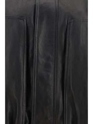 Magda Butrym Leather Jacket - Black