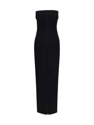 Balmain Long Stretch Viscose Dress