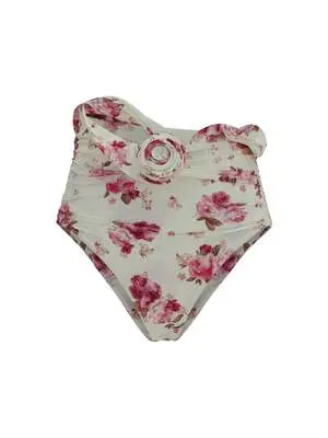 Magda Butrym Shaping Floral Print Bikini Bottom