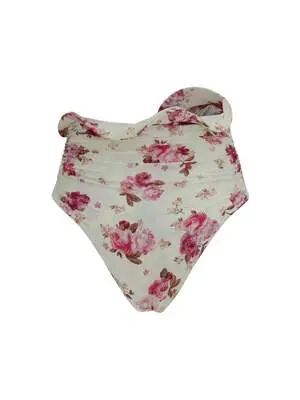 Magda Butrym Shaping Floral Print Bikini Bottom