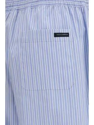 Dolce & Gabbana Striped Poplin Pants