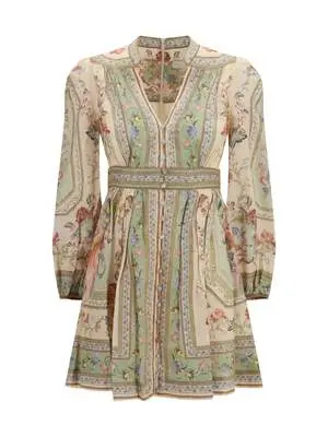 Zimmermann Roselight Mini Dress - Multicolor