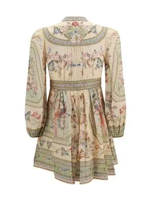Zimmermann Roselight Mini Dress - Multicolor