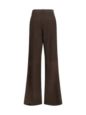 Rick Owens Wide-leg Suede Pants