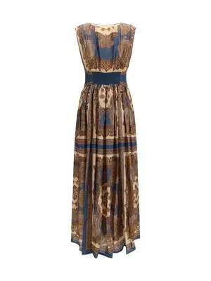 Zimmermann Mahon Printed Silk Maxi Dress - Multicolor
