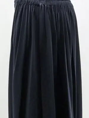 Max Mara Mxmlivrea Pleated Jersey Long Skirt