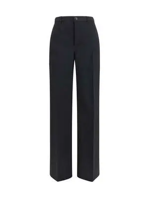 Rick Owens Tailored Wide-leg Pants - Black