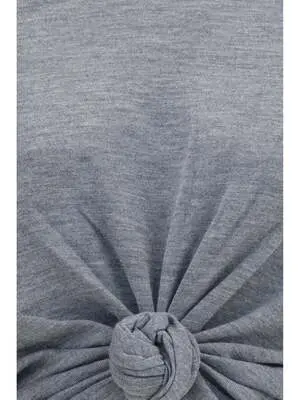Magda Butrym Long-sleeve Knot T-shirt