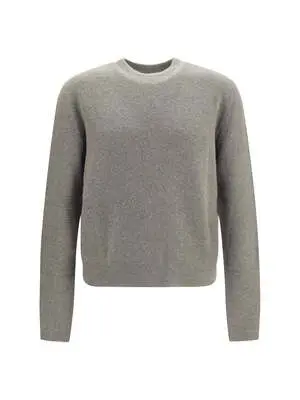 Rick Owens Cashmere Blend Crewneck Sweater - Gray