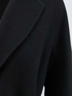 Max Mara Arona Virgin Wool Coat - Black