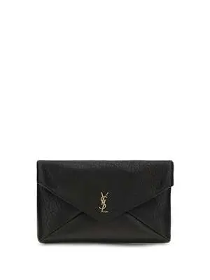 Saint Laurent Cassandre Clutch Bag - Black