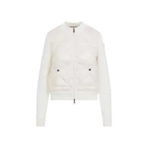 Moncler Quilted Knit Cardigan
