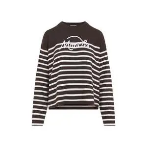 Moncler Striped Logo Knit Sweater - Multicolor