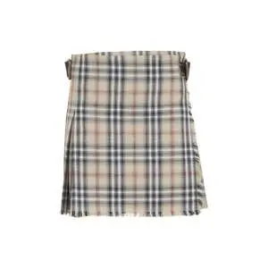 Burberry Check Wool Mini Kilt - Multicolor