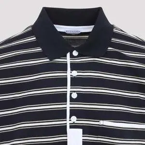Bottega Veneta Stripes Piquet Polo - Multicolor