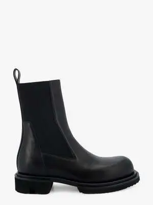 Rick Owens Gabe Leather Chelsea Boots - Black